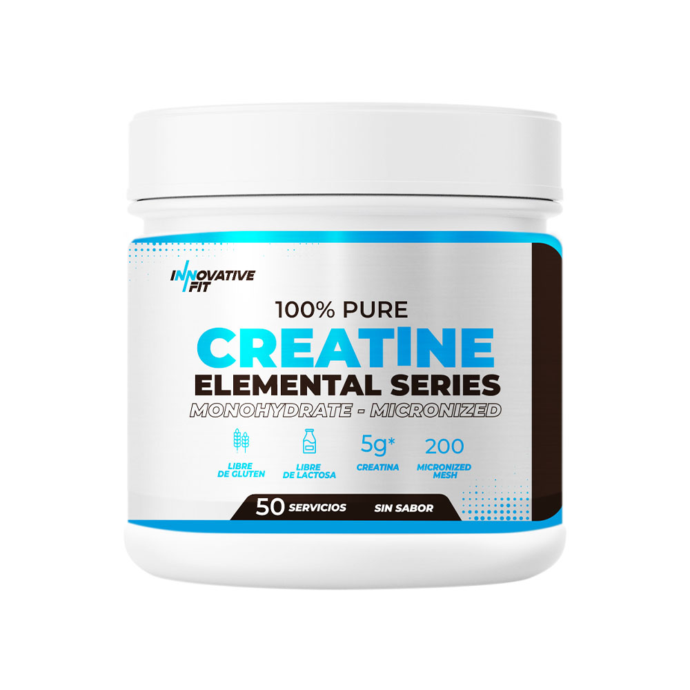 Creatine Elemental Series Innovative Fit 50 Servicios Sin Sabor ...